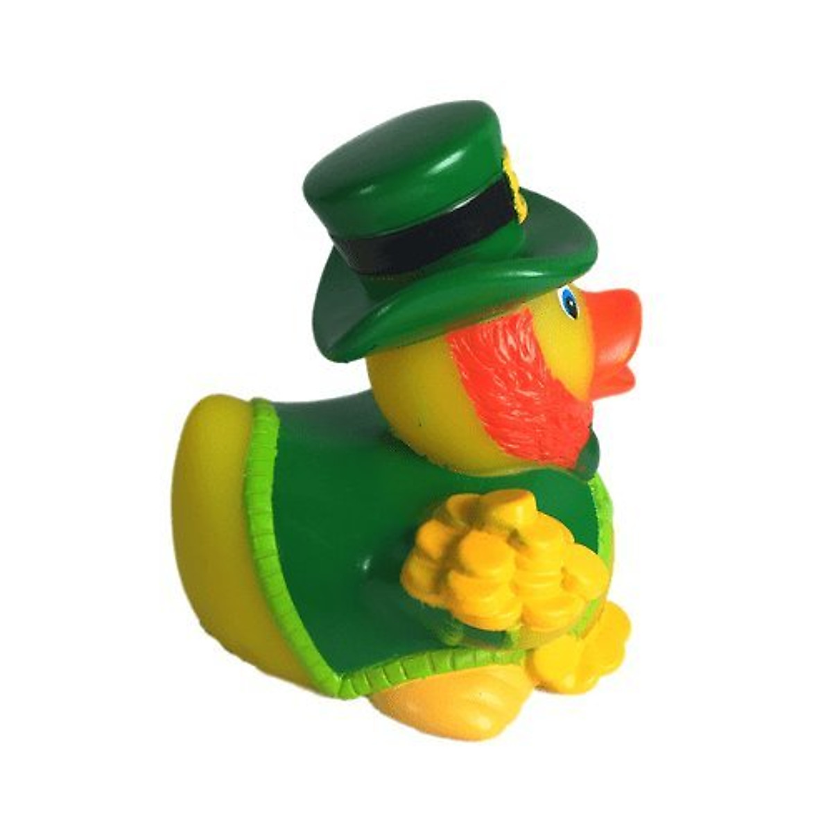 DUCKY CITY 3" Leprechaun Rubber Duck [Floats Upright] - Baby Safe Bathtub Bathing Toy