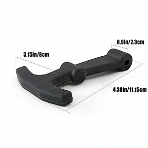 Tgpiao Replacement Lid Latches Compatible with Yeti Tundra & Roadie Cooler and Other Related CoolersDurable Rubber T-Latch Design, 2 Pack,Black