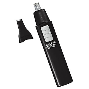 Wahl 5567-500 Ear, Nose and Brow Wet/Dry Battery Trimmer, Black