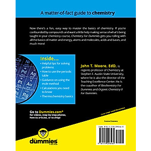 Chemistry For Dummies (For Dummies (Math & Science))