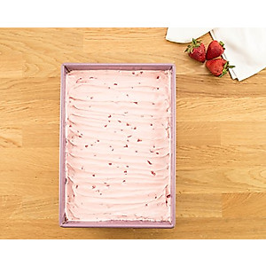 USA Pan Allergy Id Nonstick Sheet Cake, 9 x 13 Rectangular Pan, Purple