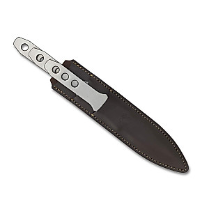 Spyderco SpyderThrowers - Large - Set of Three 8Cr13MoV Stainless Steel Knives and Leather Sheath - TK01LG