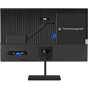 All in one Desktop Computer, TechMagnet Cheetah 4, Intel Core i3 4th Gen 2.9Ghz, 16GB DDR3, 120GB SSD, 27 inch LED Monitor, MTG Wireless Ergonomic Keyboard Mouse, WiFi, Win 10 Pro (Renewed)