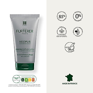 Rene Furterer NEOPUR Scalp Balancing Shampoo - For Oily Scalps Prone to Loose Dandruff - With Wild Ginger & Celery Seed - Dermatologist Tested - 5 fl. oz.