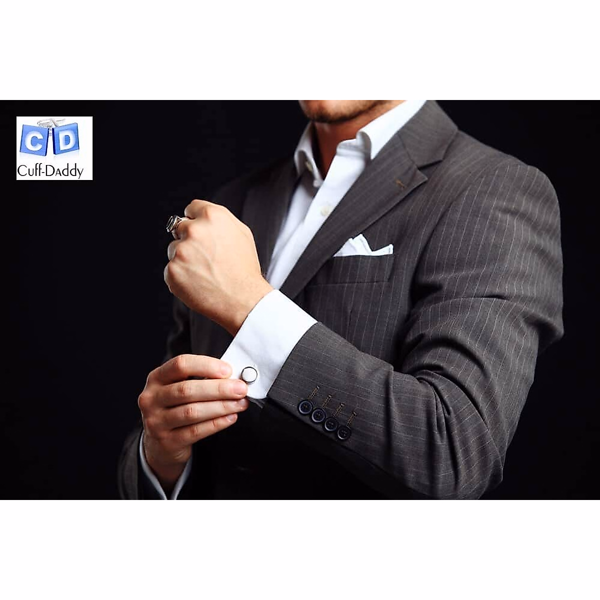 Cuff-Daddy Vespa Style Scooter Cufflinks with Presentation Box