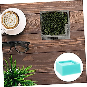 Silicone Flower Pot Mold Pot Planter Silicone Tray Mold Square Stand Candle Holder Crystal Resin Tray DIY Silicone Mold Flower Pot Silicone Mold Succulent Plants Holder Mold