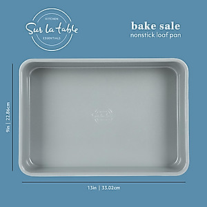 Sur La Table Kitchen Essentials Bake Sale 9 X 13 Inch PFA Free Ceramic Nonstick Roaster/Cake/Baking Pan - Linen White