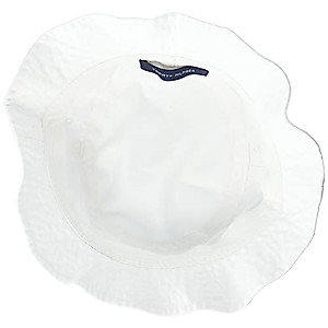 Tommy Hilfiger Mens Bucket Hat, Snow, Small US