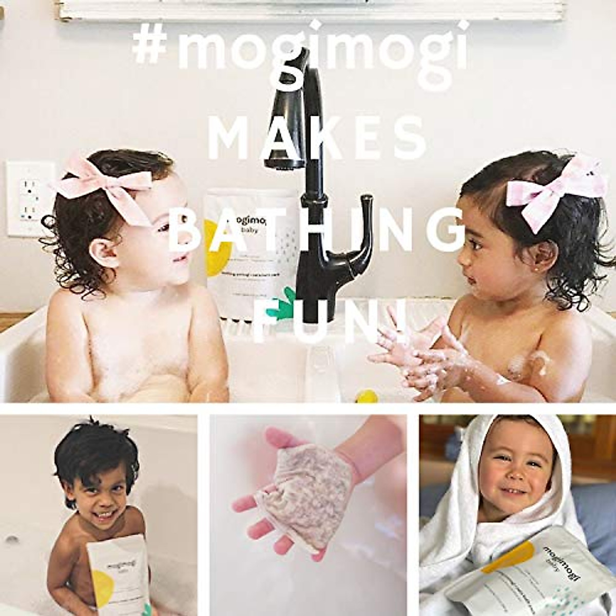 Organic Oatmeal Soothing Bath Soak for Sensitive Skin, Baby & Kids – All Natural & Fragrance-Free, 17 Oz (3 Packs) - Made in USA by mogimogi Baby