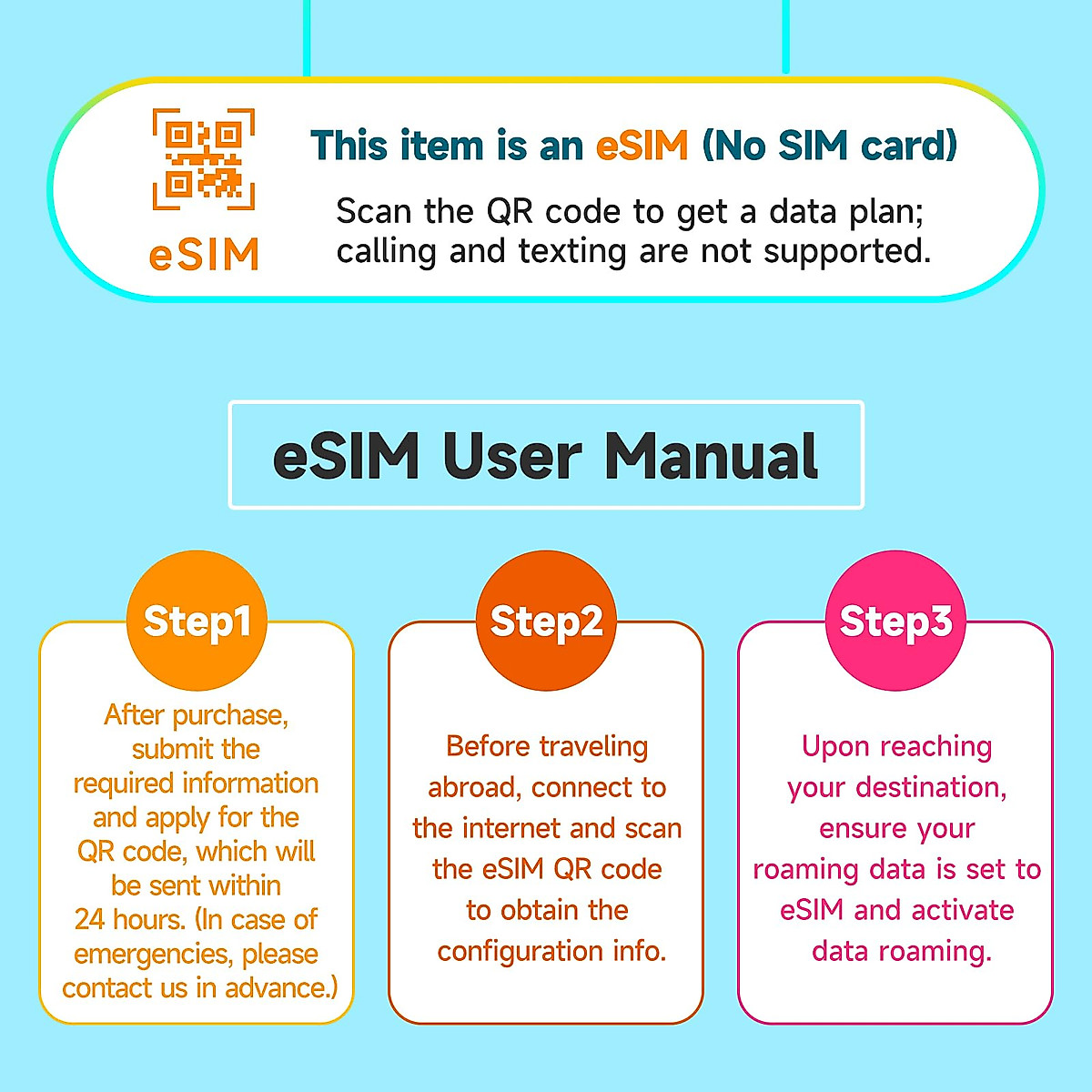 AT&T USA eSIM Card 15 Days Unlimited Data | 4G LTE Data for USA for Unlocked iPhone, iPad, Android Phones and Tablets- Only Data, No Voice & Text