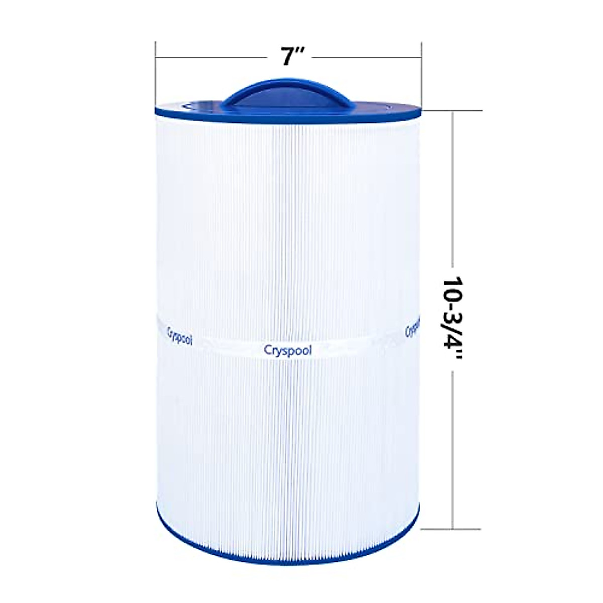 CRYSPOOL Spa Filter Compatible with Caldera 50, Caldera Spas, C-7350, 1019401, 73532, PCD50N, FC-3963, 50 sq.ft hot tub Filter, 1 Pack