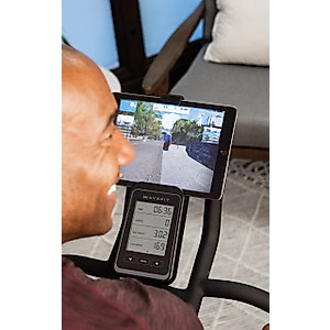 WaveFit B300 Surge Series Indoor Cycle Home Stationary Exercise Bike with 30-Lb Flywheel, Bluetooth Connectivity and Built-in Fitness Metrics Tracking, 275 lb Weight Capacity