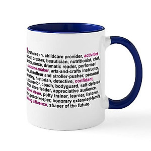 CafePress Definition Of A Nanny Mug Ceramic Coffee Mug, Tea Cup 11 oz
