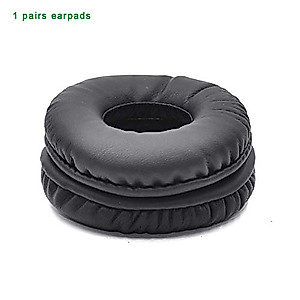 defean CH500 ZX330BT Ear Pads - Replacement Ear Cushion Earmuff earpads Pillow Cover Compatible with WH-CH500 ZX330BT ZX310 ZX100 ZX600 V150 V300 Headphone (Black)