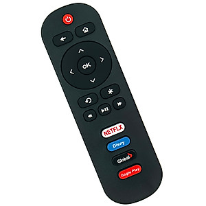Replacement Remote fit for TCL Roku TV 55R615 75S535 32S325 75R615 75S423 49S425 65R615 32S327 75S533 65S533 65S423 65S421 55S535 65S535 43S425 55S421 55S423 40S321 40S325 65S531 75S531 55S425 43S421