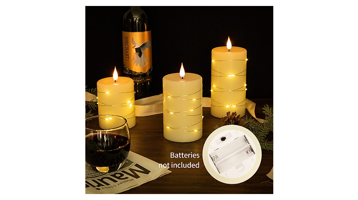 Romantic Flameless LED Candle Set with Remote Control