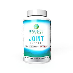Best Earth Naturals Joint Support Supplement with Glucosamine, Chondroitin, MSM, Vitamins, and Nutrients for Back, Hip and Joint Support 30 Day Supply