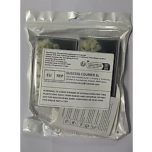 120 Pieces Fake Tooth Cap Crown Veneers Front Back Anterior and Molar Posterior Teeth with Thermal Beads Cap Filler for Teaching or DIY (50pcs Front and 70pcs Back)