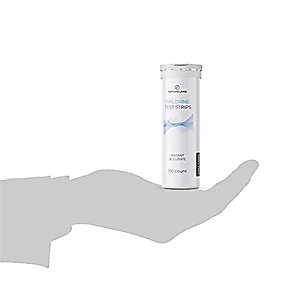 [150 Strips] Restaurant Chlorine Test Paper, 10-250 ppm (Value Pack) Instant Result in 1 Second (150)