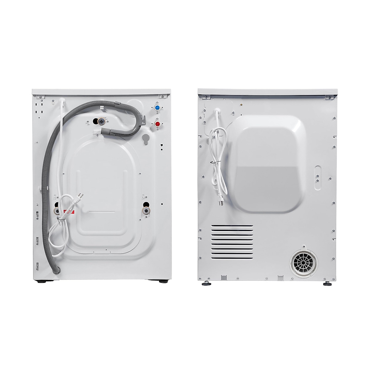 Equator Deluxe Laundry Set Digital Washer 1.9cf 110V+ Vented Dryer 4cf 110V (Side by Side)