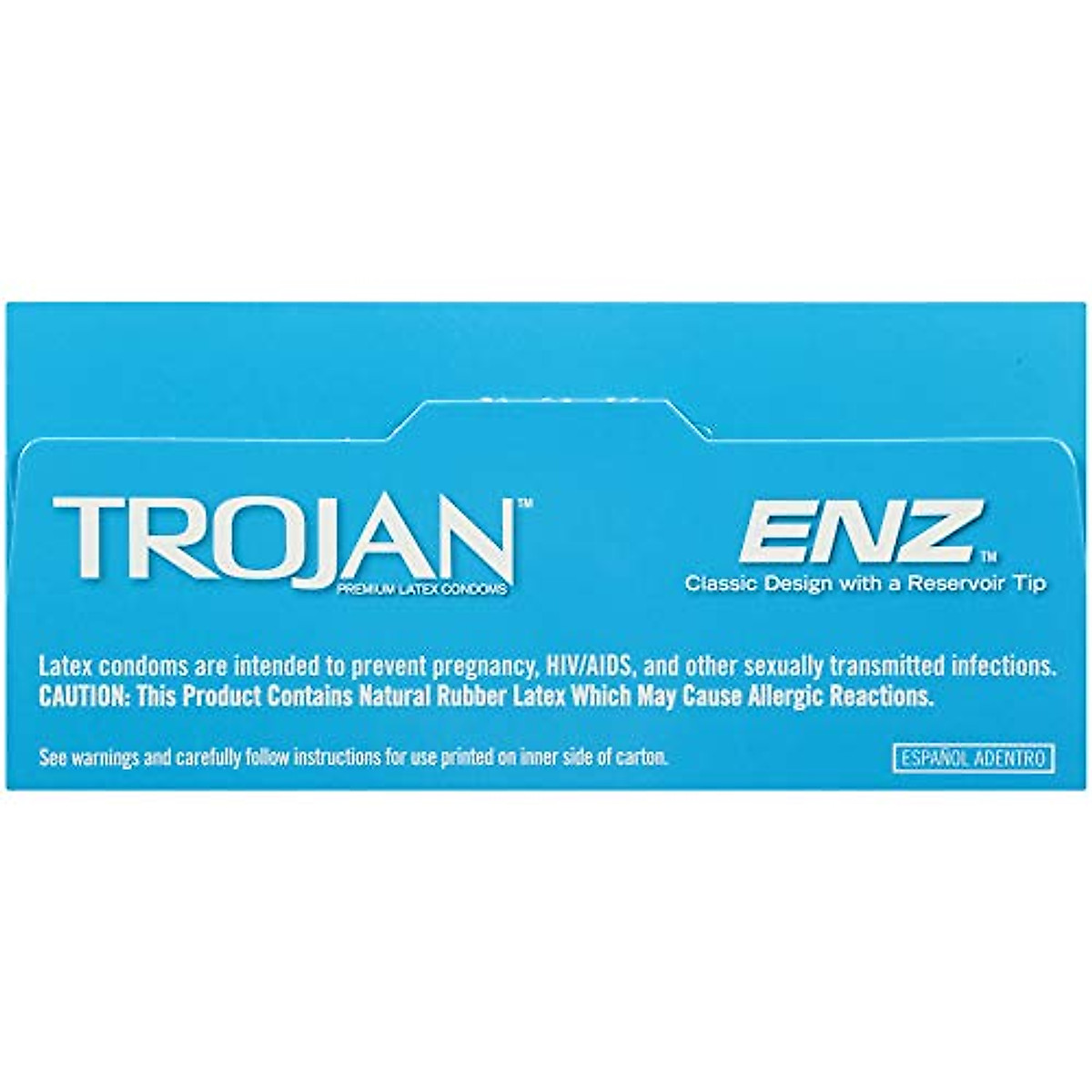 TROJAN ENZ Lubricated Condoms, Latex Condoms For Contraception and STI Protection, America’s Number One Condom, 36 Count Value Pack