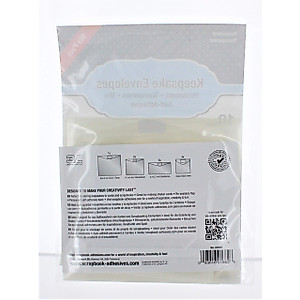Scrapbook Adhesives Keepsake Envelopes 10/Pkg-4 Small, 3 Medium, 2 Large & 1 Jumbo