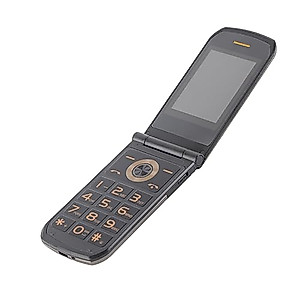 Luqeeg Dual SIM Flip Cell Phone with Dual Screen, 2G Unlocked Flip Phone, Big Button, SOS Function, 4800mAh Battery, LED Flashlight & Loud Sound, Senior Flip Phone for Elderly, Kids