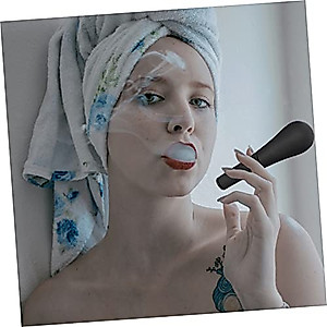 CUBTOL 1pc Metal Stainless Steel Spoon Stainless Steel Straws Metal Cooking Spoon Stainless Steel Straw for Boyfriend Multi-use Steel Straw Man Boy Friend Black