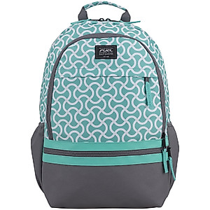FUEL Ultimate Concept Backpack, Turquoise/Ash Gray/Squiggle Textile Print