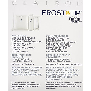 Clairol Nice'n Easy Permanent Hair Dye, Frost & Tip Hair Highlights Hair Color, Pack of 3