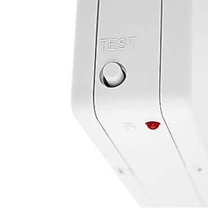 LFI Lights | Red Exit Sign | All LED | White Thermoplastic Housing | Hardwired with Battery Backup | Optional Double Face and Knock Out Arrows | UL Listed | Contractor Standard | (2 Pack) | LED-R