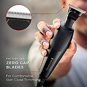 Remington Ultimate Precision Haircut Kit Powered Hair Clipper, 6"x4"x2", Black