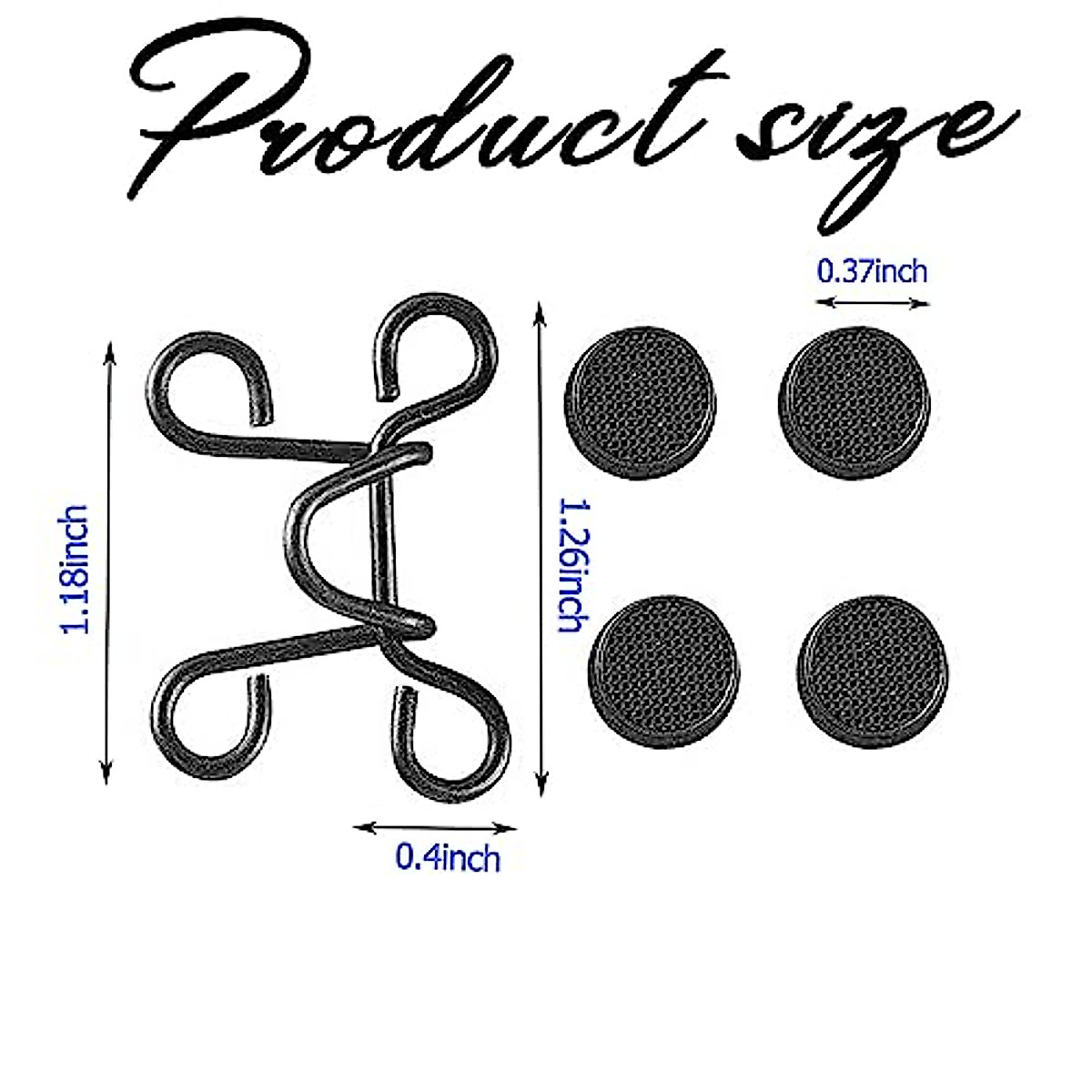 Adjustable Jeans Button Pin，No Need to Sew Jeans Button Needles，Waist Jeans Button Tightener for Women Man. (Gun)