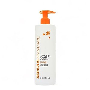 Serious Skincare - Hydrating C3 Vitamin C Facial Cleanser - Gentle Face Wash with Hydrolyzed Collagen - Botanical Extracts - For Dry and Mature Skin - 12 oz.