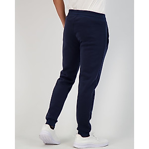 Real Essentials Mens Joggers Sweatpants Fleece Pants Sweat Clothing Pockets Baggy Elastic Cuffed Workout Bottom Athletic Soft Warm Winter Jogging Gym Active Track Work Tapered, Set 1, L, Pack of 3