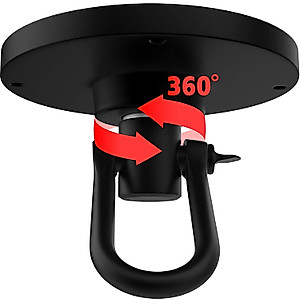 RDX Speed Bag Boxing Ball with Hanging Swivel Set, Genuine Leather Dodge Striking Mount Kit Heavy Duty, MMA Muay Thai Punching Fitness Workout Kicking Martial Arts Training