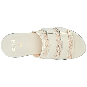 Ash Women's Lou Sport Sandal, Off-White, 7