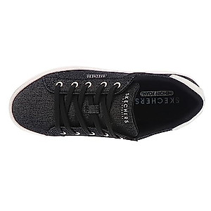 Skechers Women's Plateau-The Views Sneaker, 11 Black