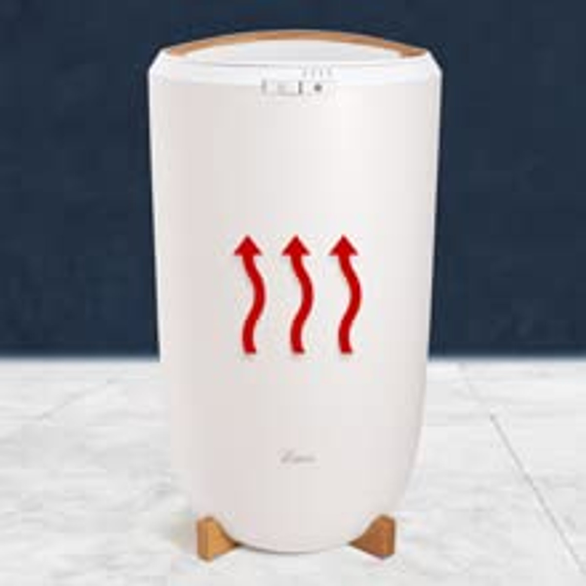 Zadro Large Hot Towel Warmer Bucket Timer Electric Towel Warmer for Bathroom Auto-Shut Off Heated Towel Warmer Spa (Large | 20L | 12" Dia. x 21" Tall, White)