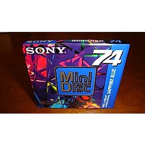 SONY MDW-74AL 74 min MiniDisc Limited Colour Collection Sapphire Blue