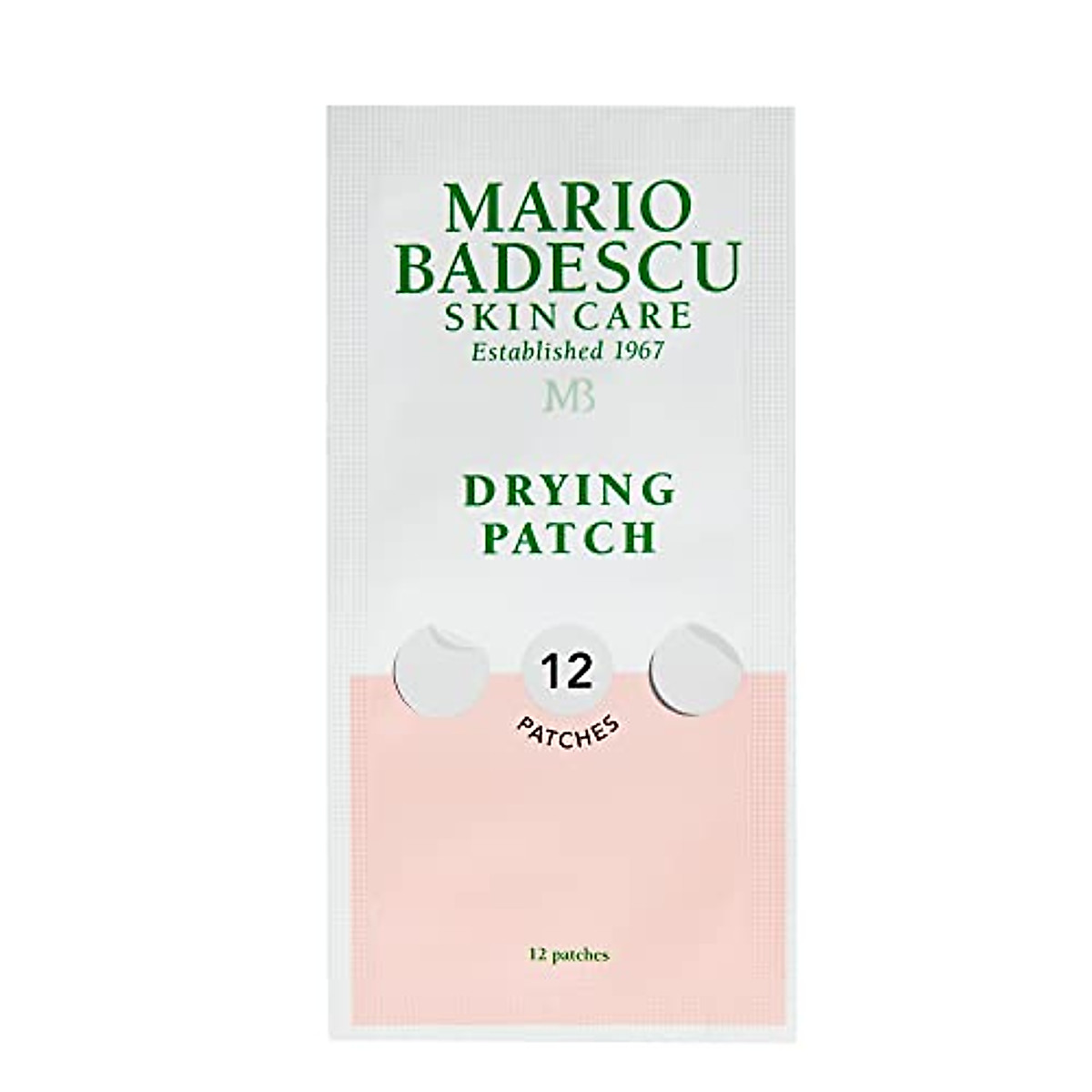 Mario Badescu AM/PM Blemish Kit, Includes Drying Lotion Spot Treatment with Salicylic Acid and Sulfur (1 Fl Oz) AND Drying Patch Facial Stickers, Invisible Pimple Patches (12 Count)