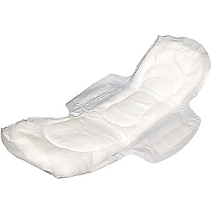 Winged Maternity Peri Pads [Pack of 32] – Large Postpartum Flow Pads with Wings - Ultra Soft Disposable Nursing Pads for New Moms- Vakly Postpartum Guide Included (32)