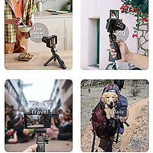 Remote Wireless Camera Shooting Grip and Tripod for Video, Ideal for vlogging Sony A6700, ZV-E10, ZV-E1, ZV-1 II, RX100 VII, A6600, A6400 Canon Camera, Zoom Control Quick Release INKEE IRONBEE