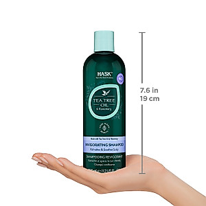 HASK Tea Tree & Rosemary Oil Scalp Care Shampoo - 12 fl oz
