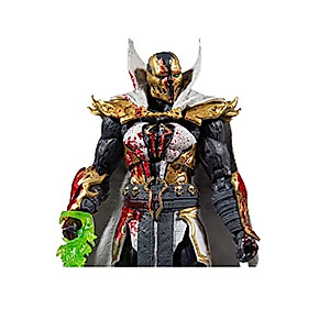 McFarlane Toys Mortal Kombat Malefik Spawn Bloody Disciple 7" Action Figure with Accessories