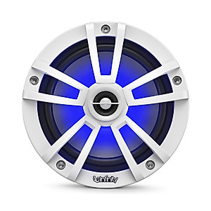 Infinity 622MLW Marine 6.5 Inch RGB LED Coaxial Speakers - White
