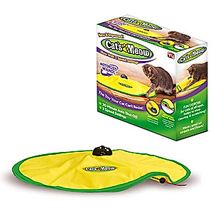 Cat's Meow- Motorized Wand Cat Toy, Automatic 30 Minute Shut Off, 3 Speed Settings, The Toy Your Cat Can't Resist