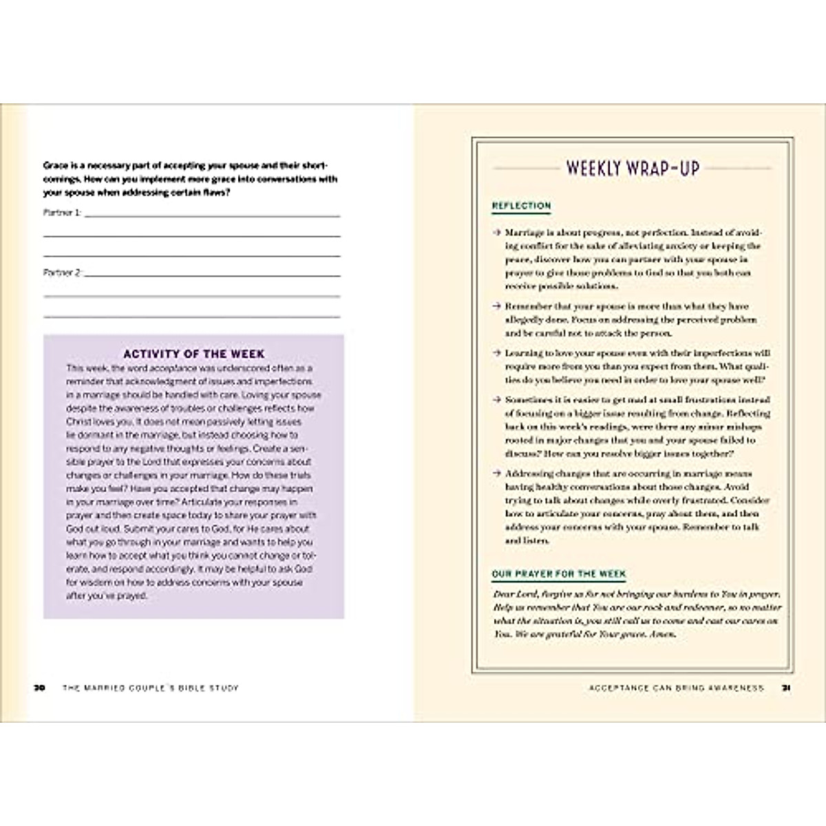 The Married Couple's Bible Study: 12 Weeks of Readings and Reflections to Strengthen Your Marriage