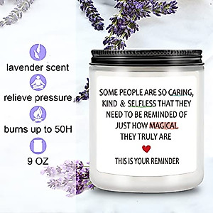 Lovearth Thank You Gifts for Women, Men - Inspirational Gifts for Women, Funny Birthday, Appreciation, Boss Day Gifts, Thanksgiving, Christmas, Gifts for Friends, Coworkers, Boss - Thank You Candle