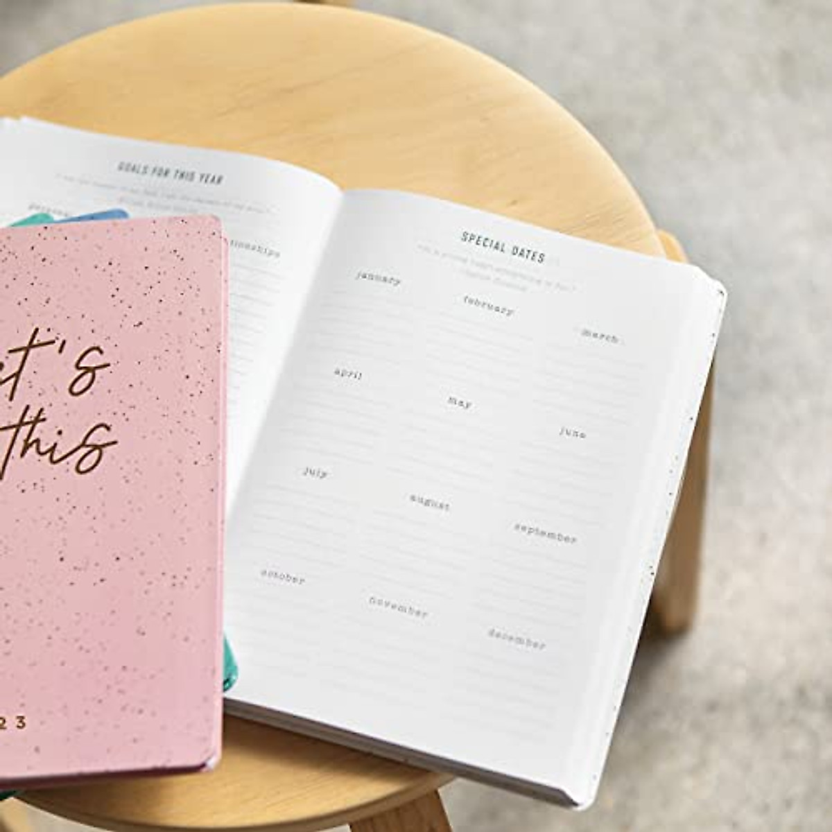 Letts of London Inspire Weekly/Monthly Planner, 12 Months, January to December, 2024, A5 Size, 8.25" x 5.875", Multilingual, Pink (C082021-24)